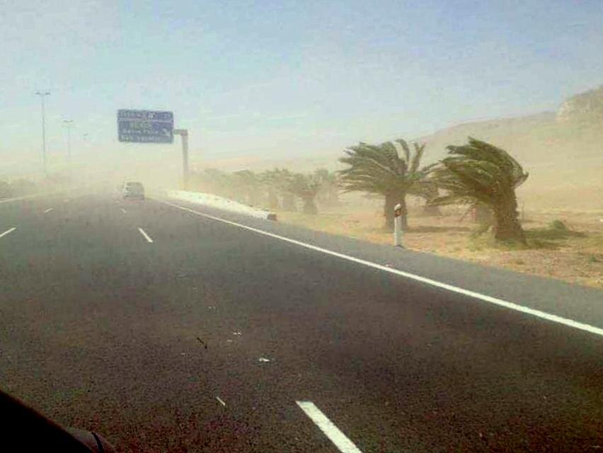 Calima and Wind to continue for another few days, with possibility of ...