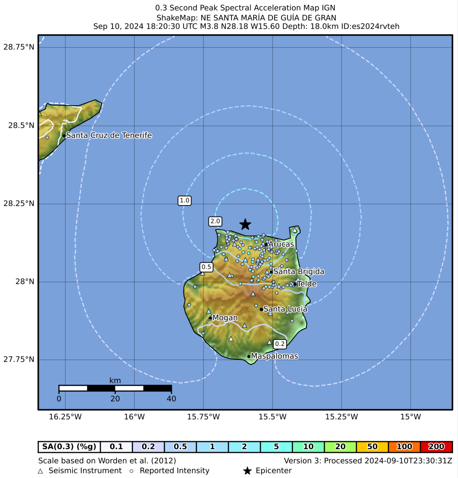 Gran Canaria Hit by A 3.8-Magnitude Tremor, One of The Largest in 60 ...